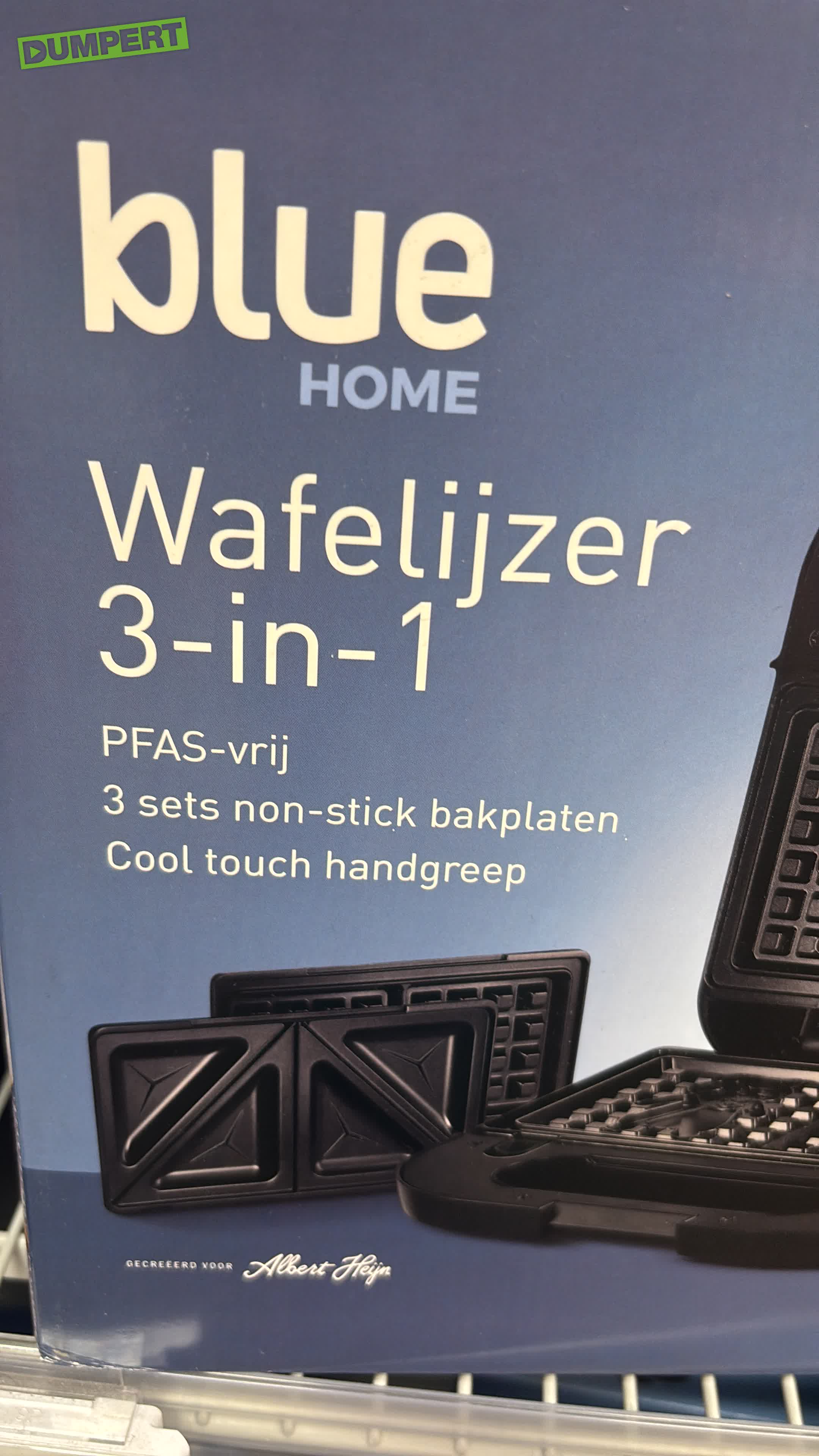 DUMPERT - “Blue waffle ijzer”