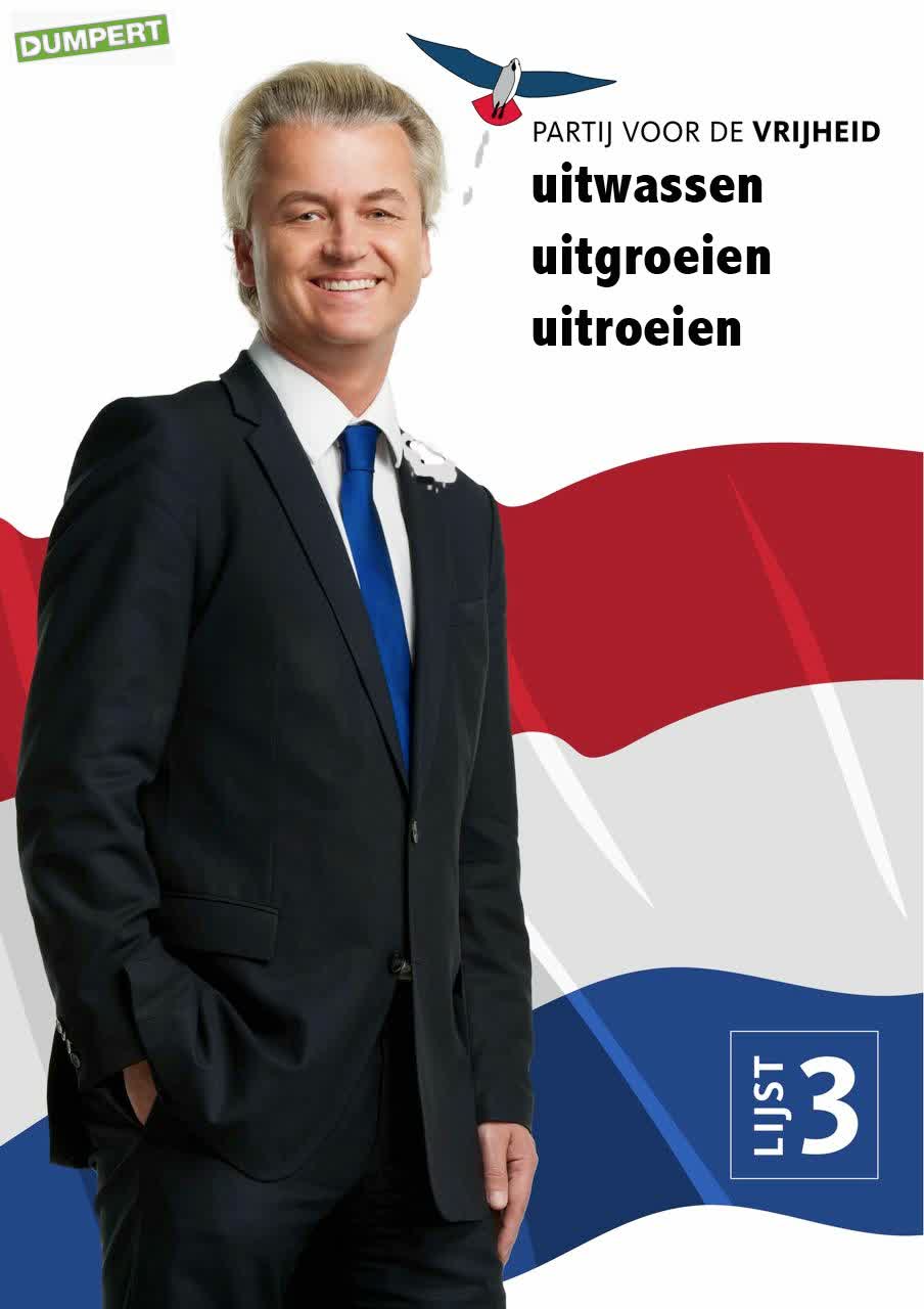 DUMPERT - PVV-poster