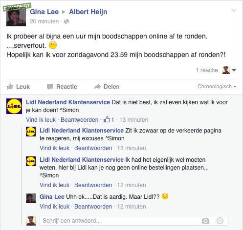 DUMPERT - Simon van de Lidl klantenservice is toe aan weekend...