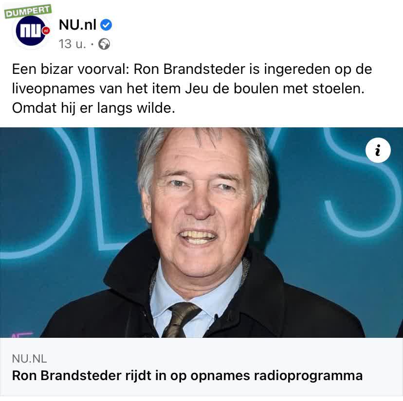 DUMPERT Ron Brandsteder Wordt Door Media Als Terrorist Beschouwd DUMPERT Ron Brandsteder Wordt Door Media Als Terrorist Beschouwd