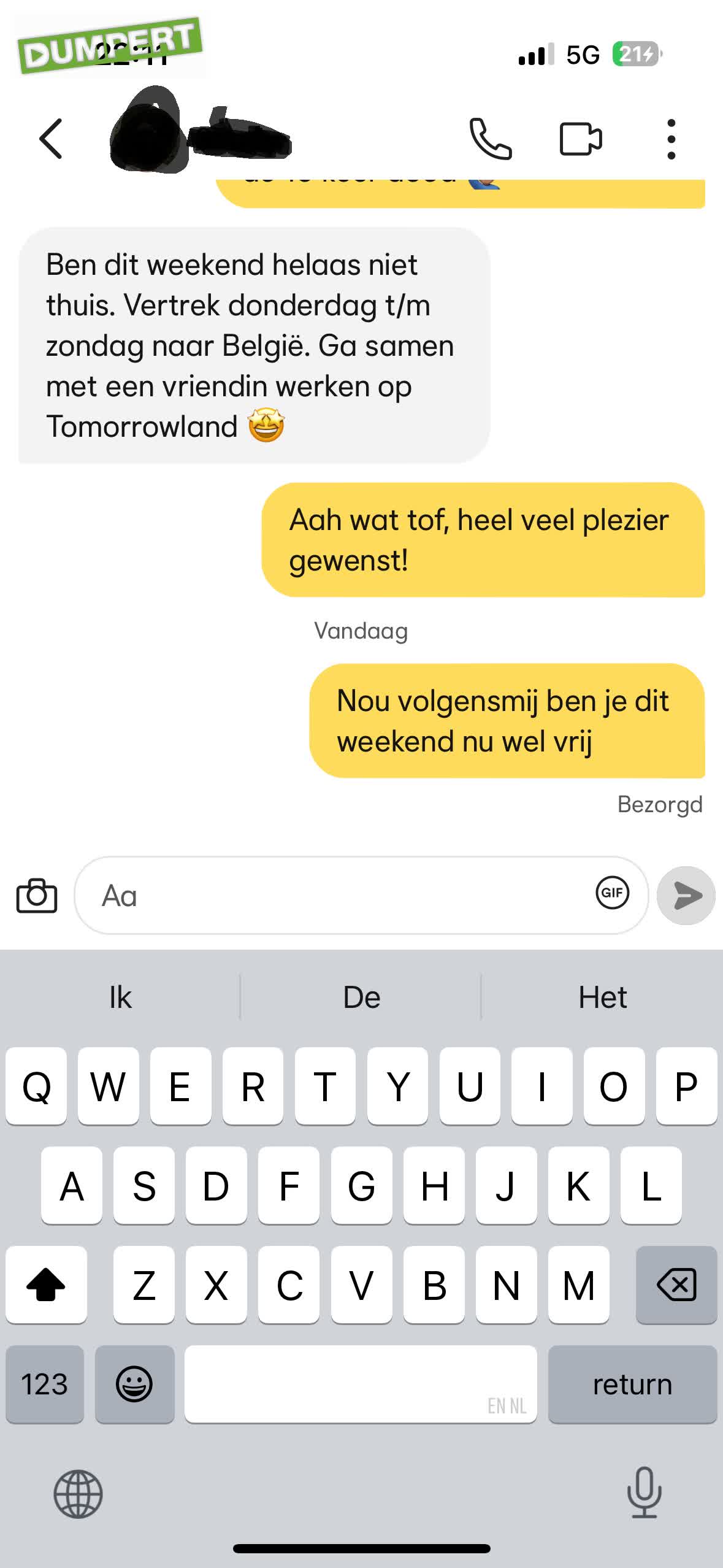 DUMPERT - Brandend vraagje..