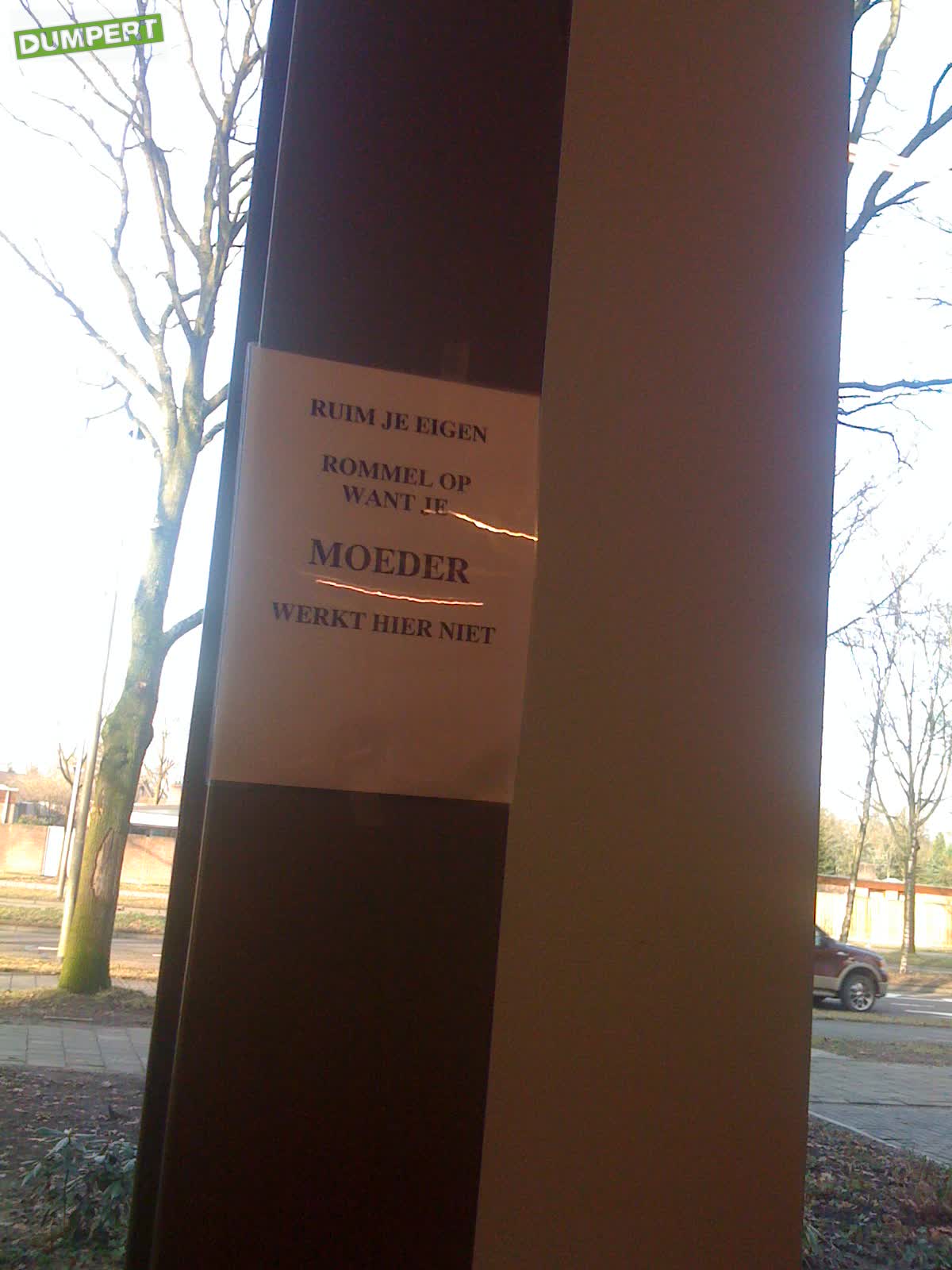 DUMPERT - Ruim je rommel op...