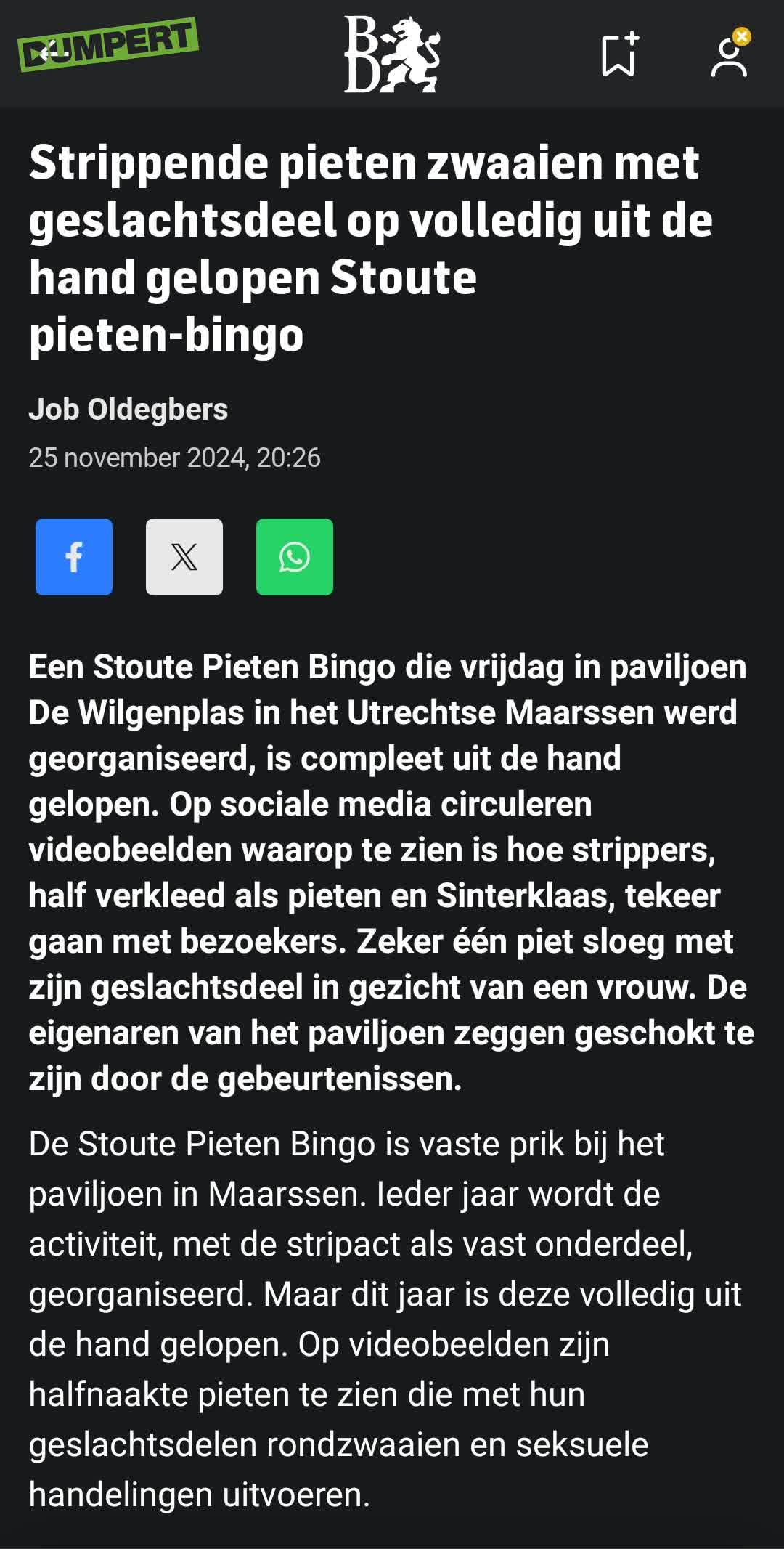 DUMPERT - Ooh, ziet de roe er zo uit!