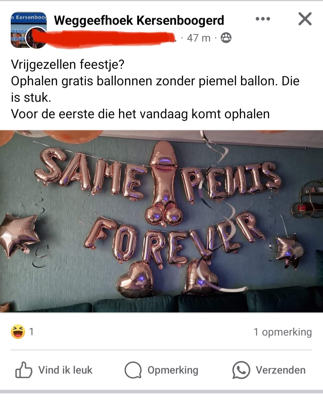 DUMPERT - Gratis op te halen: vrij specifieke ballonnen!