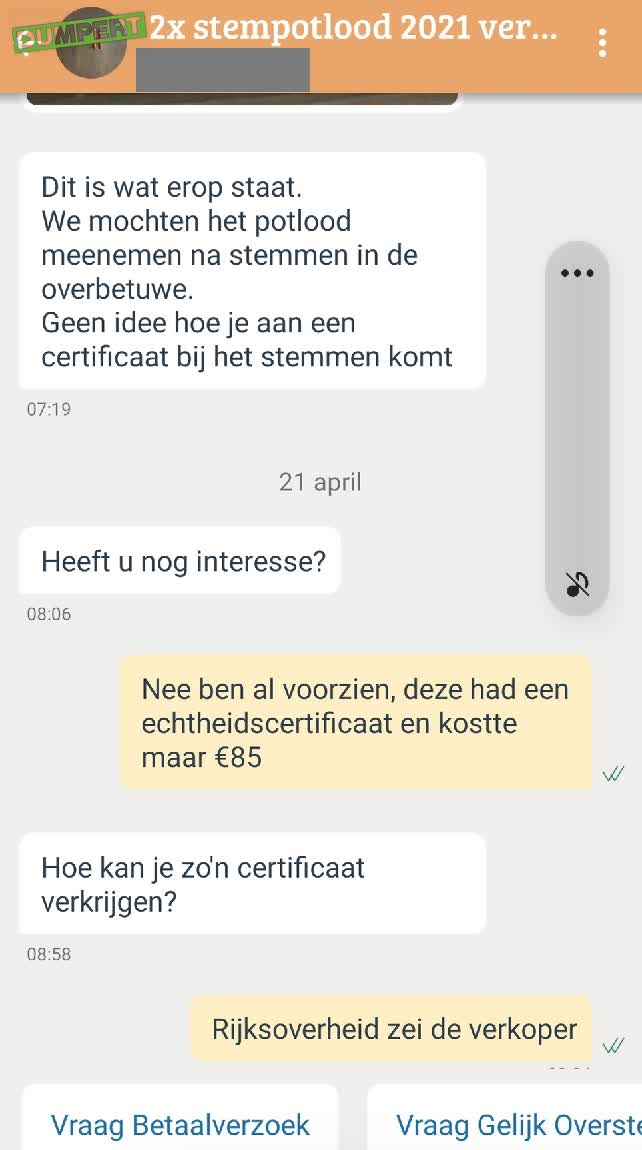 DUMPERT - Stempotlood kopen