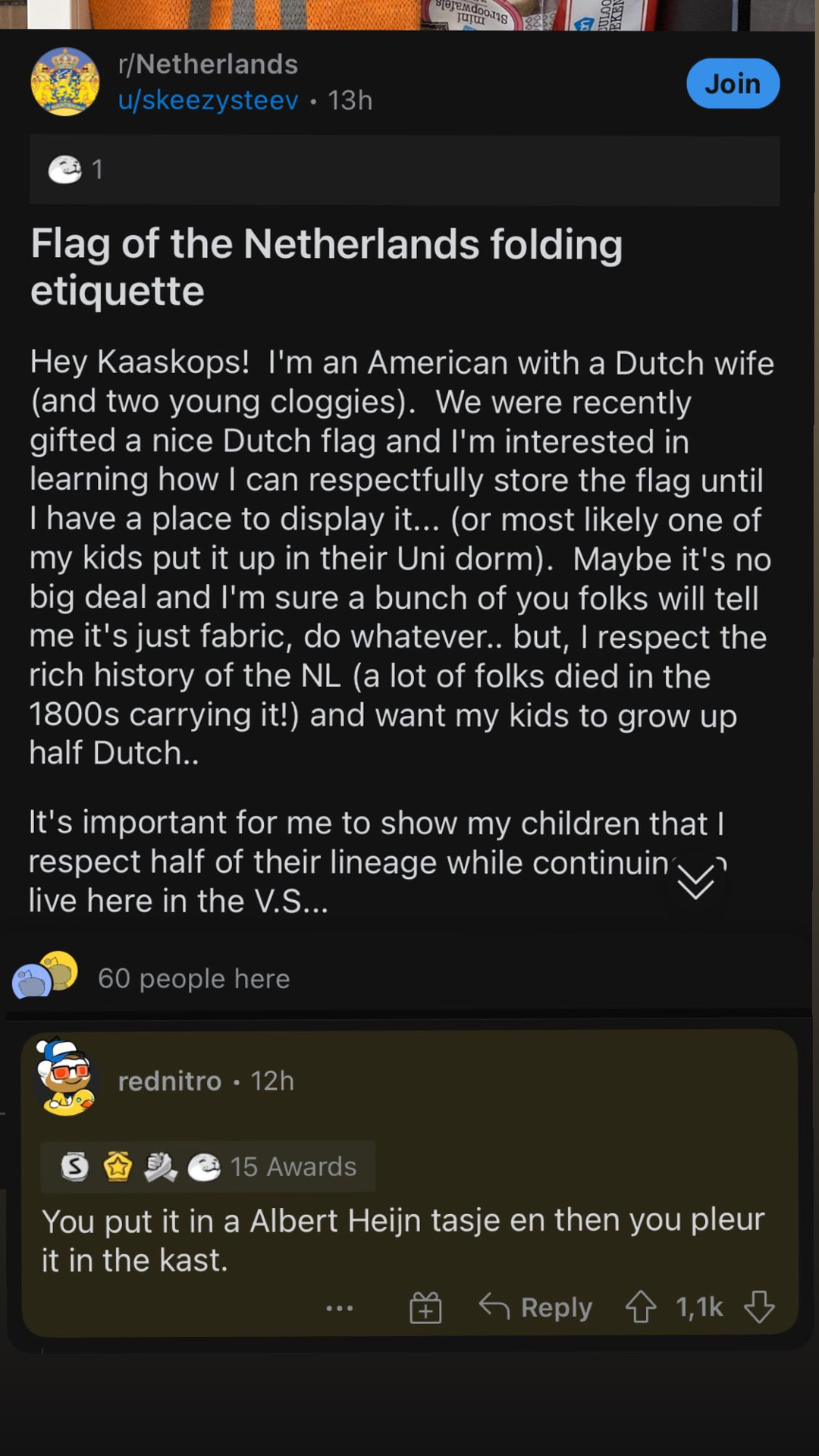 DUMPERT - Amerikaan heeft een vraagje over NLse vlag
