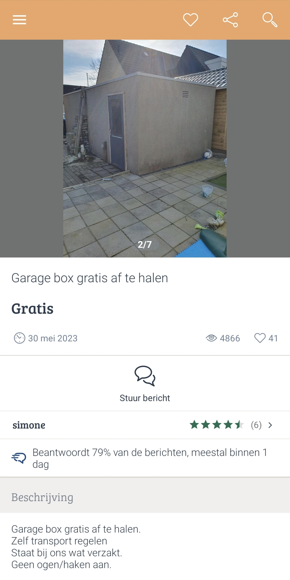 DUMPERT - Gratis garagebox!