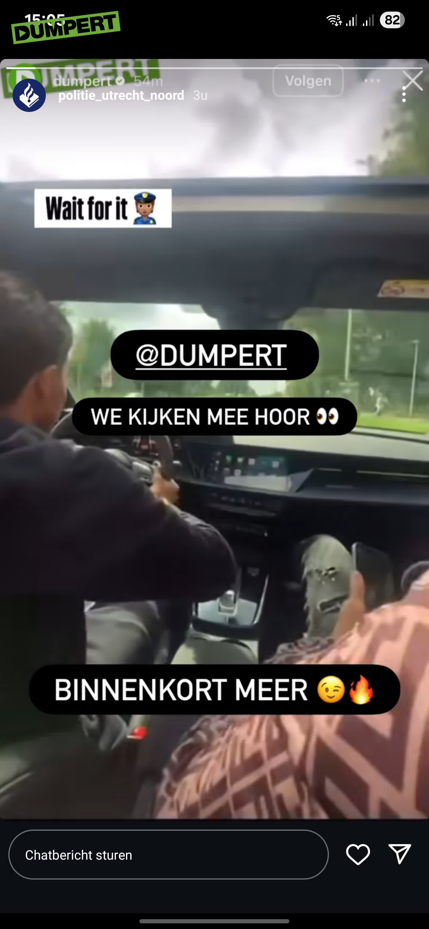 DUMPERT - Re: Lekker dollen in de waggie