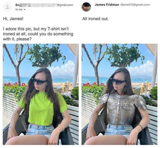 DUMPERT - Fotosjopbaas James Fridman helpt mensjes