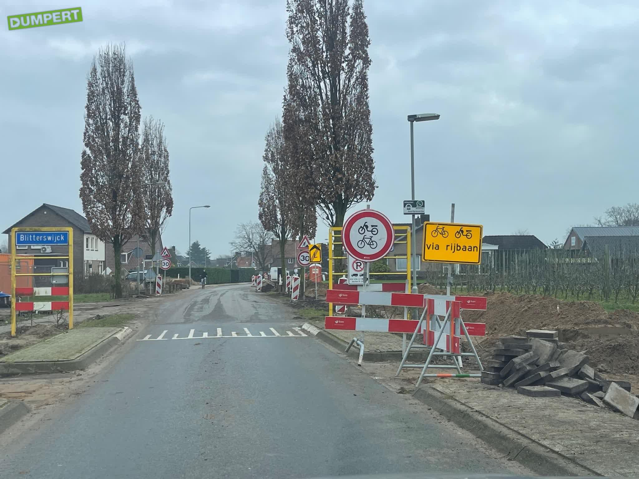 DUMPERT - Fietsers wel/niet toegestaan!