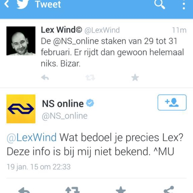 DUMPERT - NS fail op Twitter