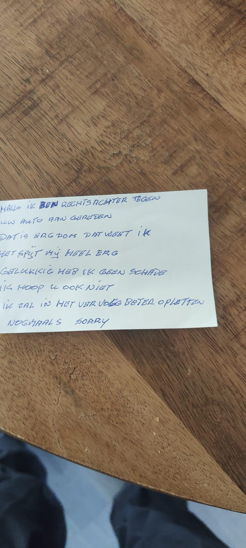 DUMPERT - Foutje bedankt