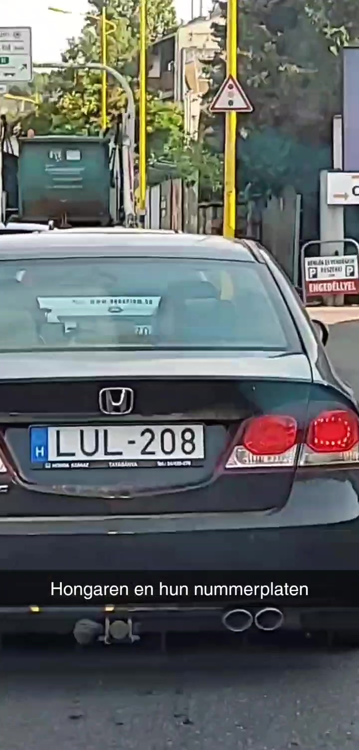 DUMPERT - Hongaren en hun nummerplaten