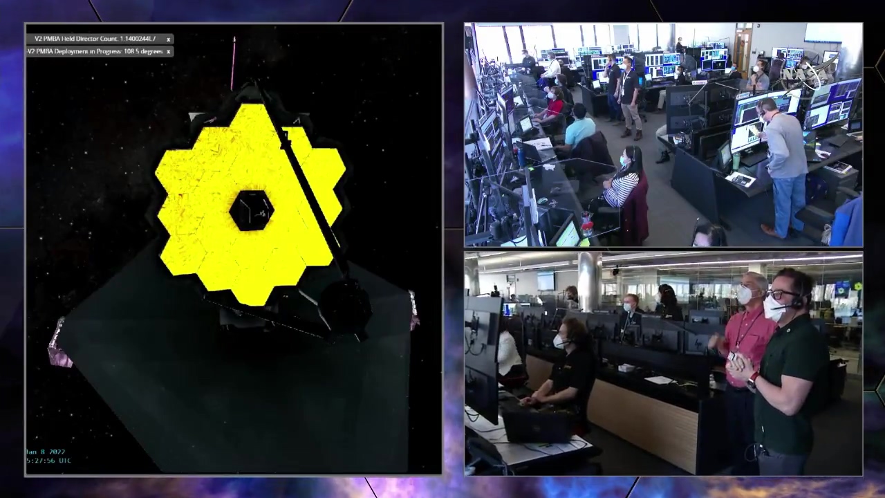 DUMPERT - James Webb spiegel volledig uitgeklapt