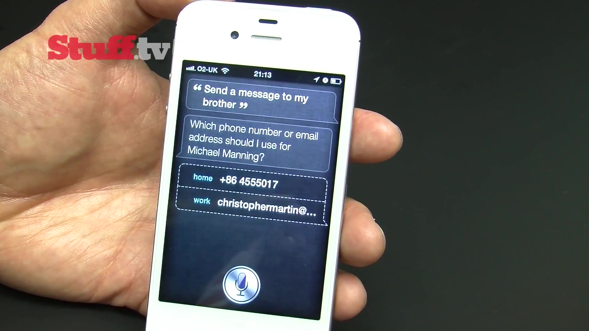 DUMPERT - Apple iPhone 4S Siri demo