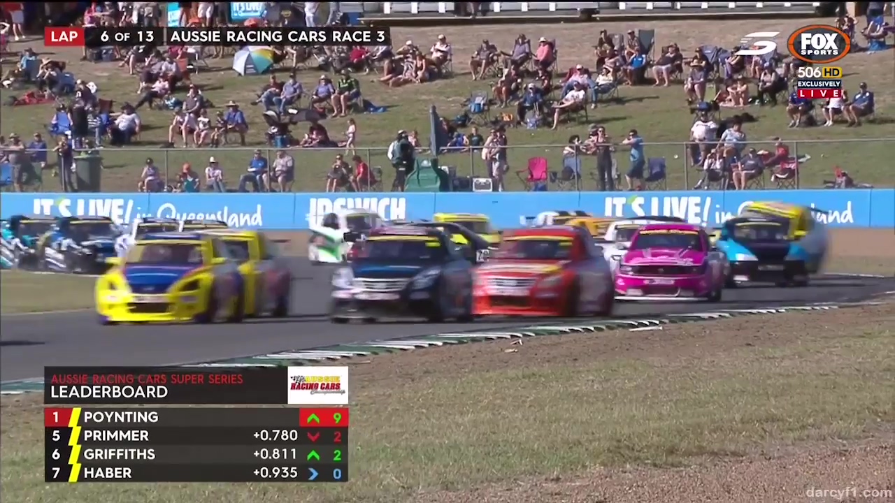 DUMPERT - Mega crash in Aussie Racing Cars