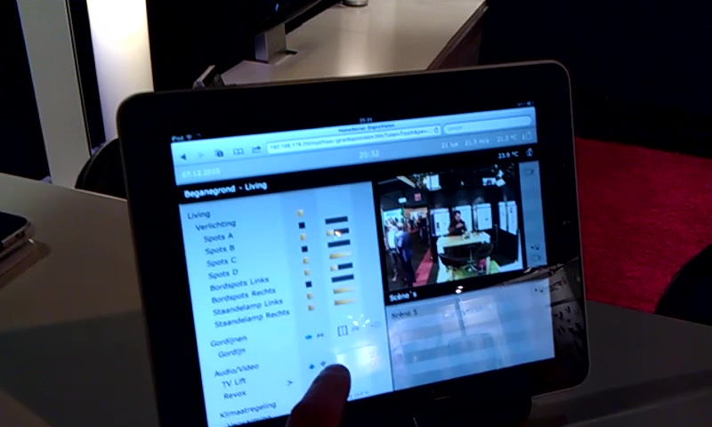 DUMPERT - iPad universele afstandsbediening