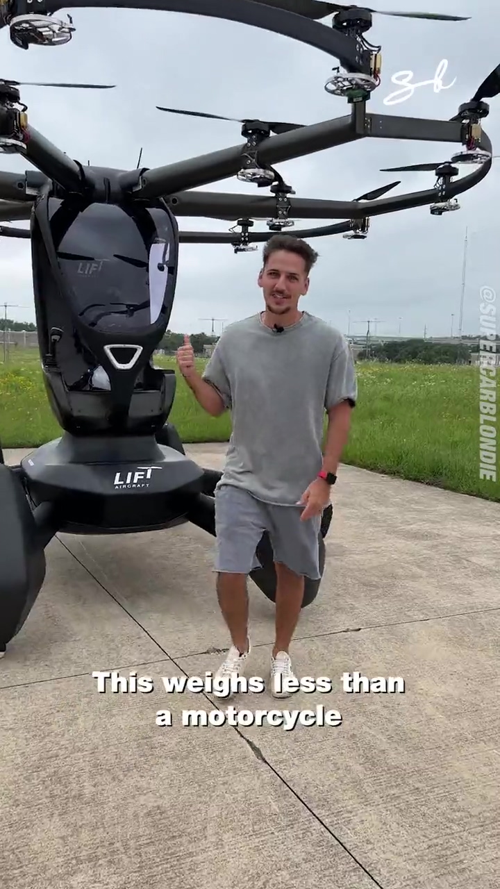 DUMPERT - Eenzitter drone Hexa Lift