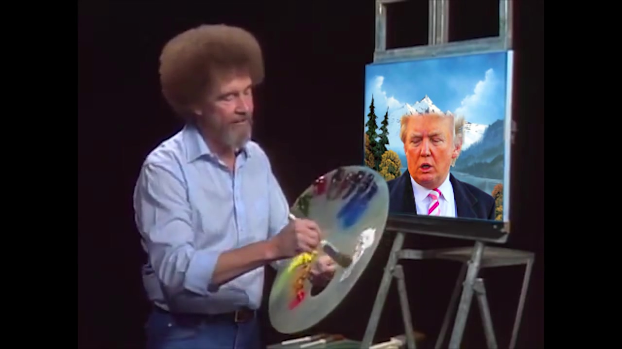 DUMPERT - Bob Ross kan echt schilderen