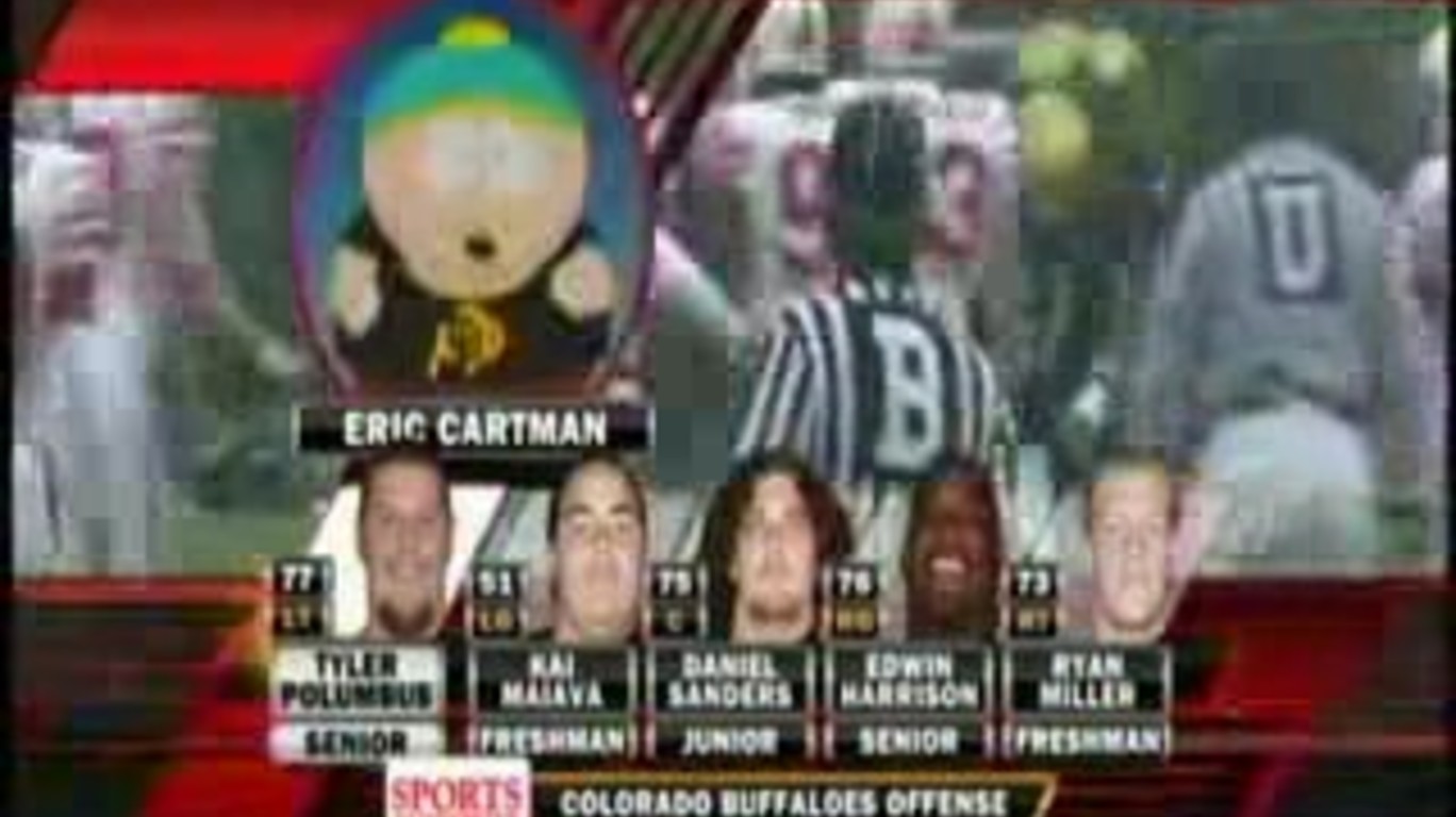 DUMPERT - Cartman geeft football commentaar