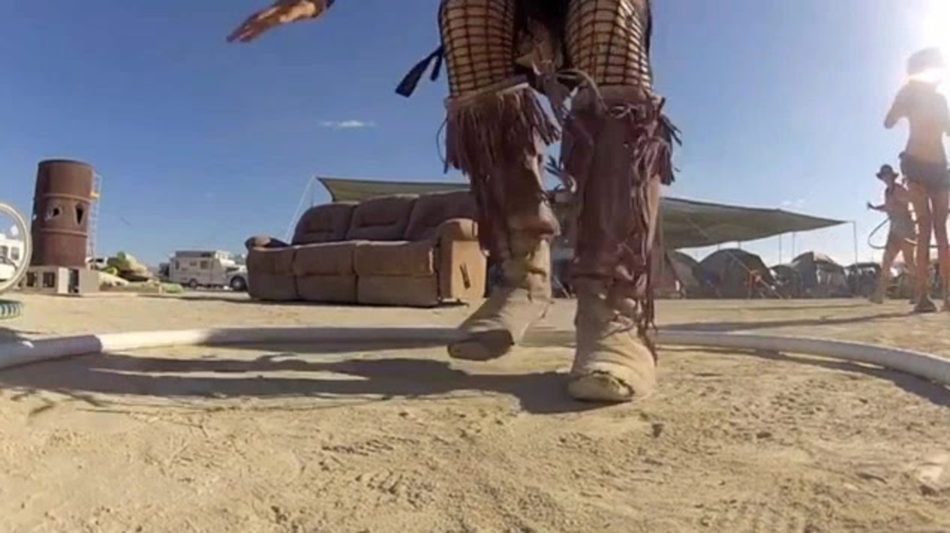 Dumpertnl Hula Cam Burning Man 2012