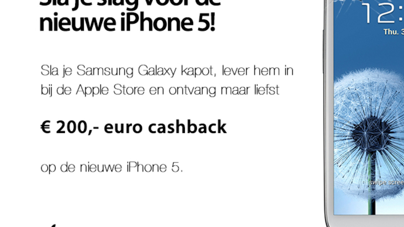 DUMPERT - Korting op je iPhone 5?