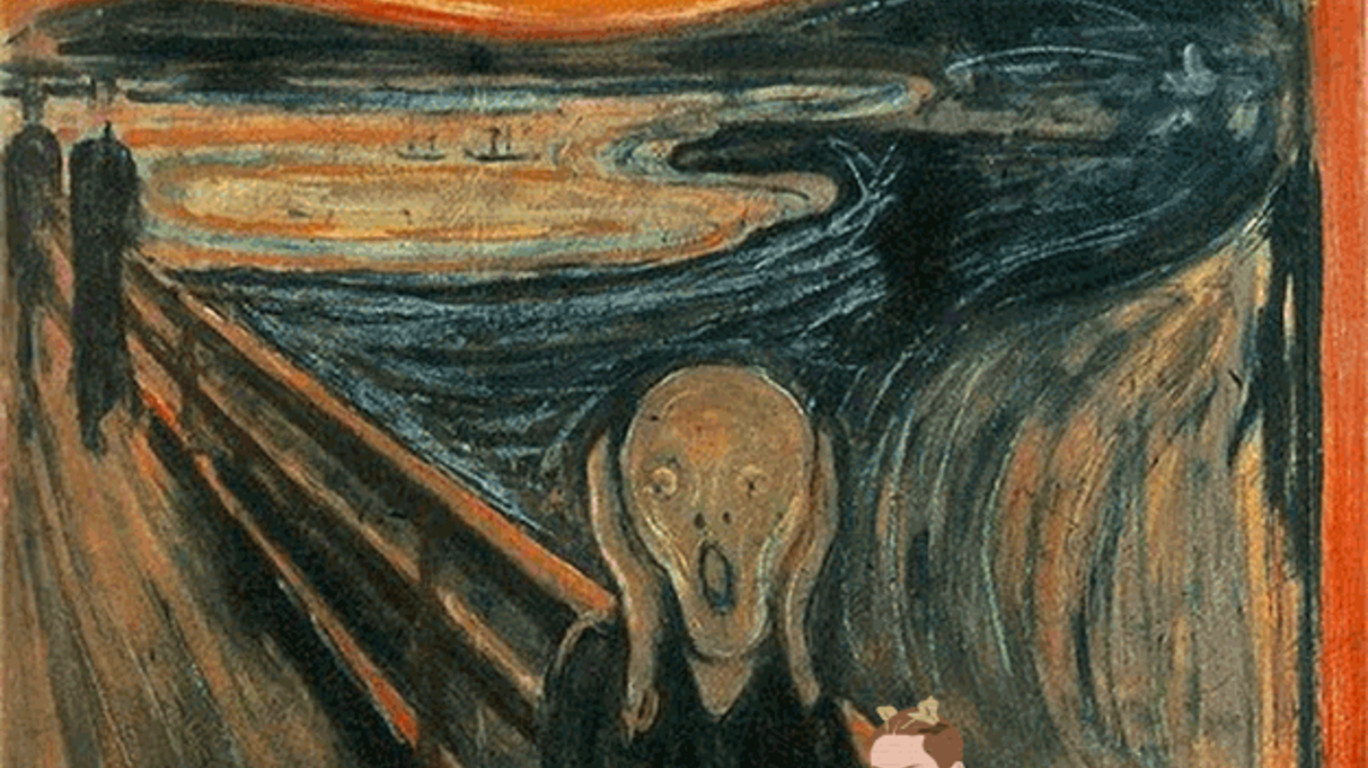 dumpert.nl - De Schreeuw - Edvard Munch