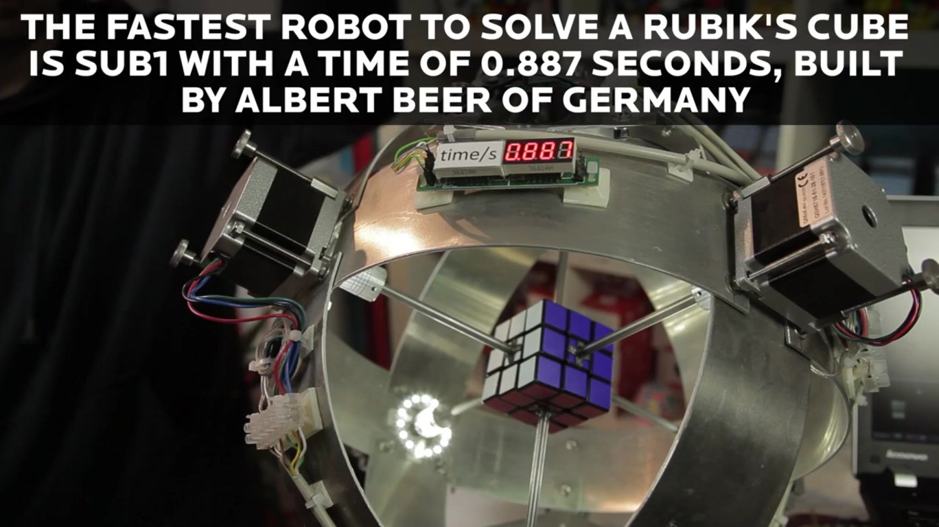 DUMPERT - Snelste Rubik's Cube robot ooit
