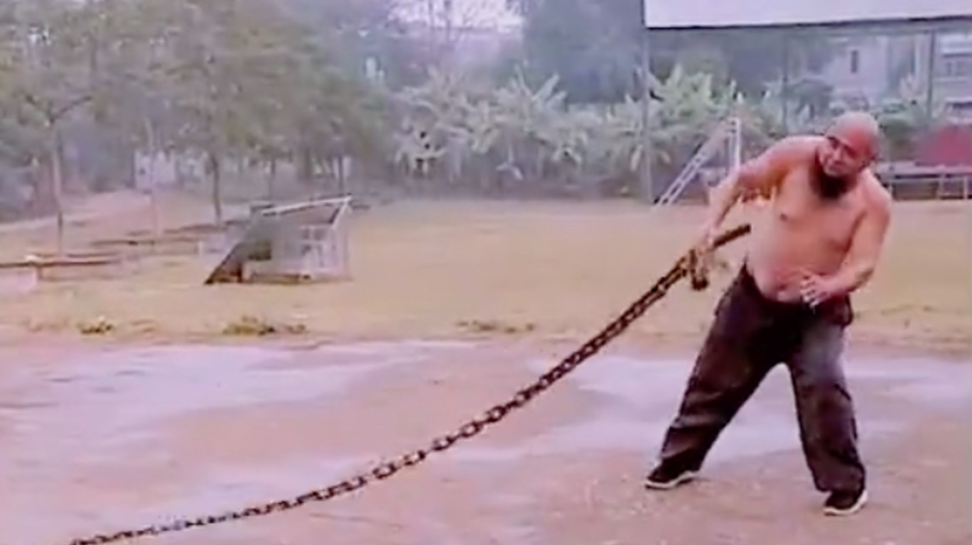 DUMPERT - Boze blanke man met zweep